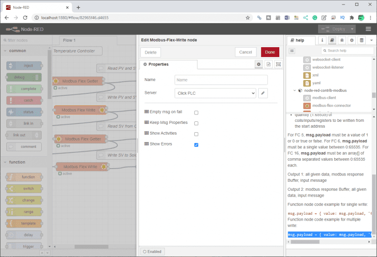 Node-RED Modbus RTU / TCP Communication Explained Simply