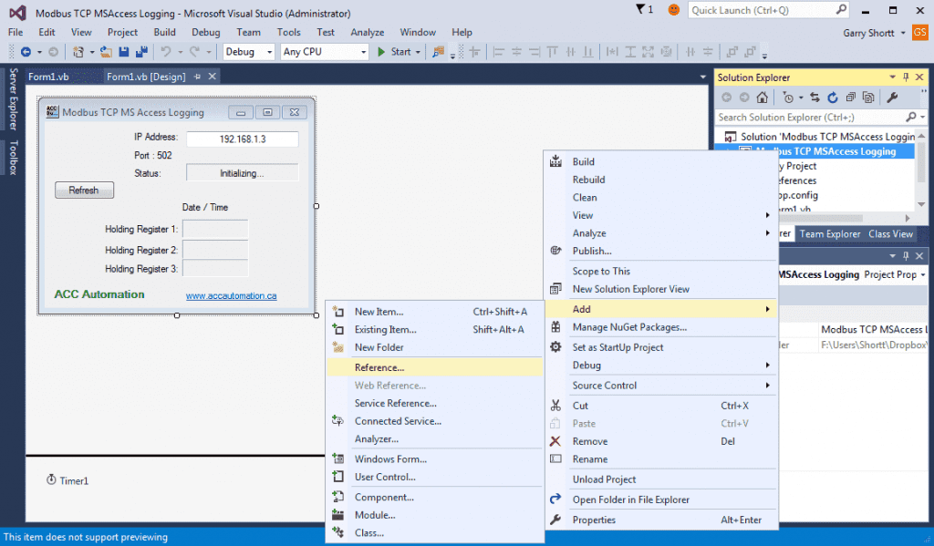 vb.net modbus tcp | ACC Automation