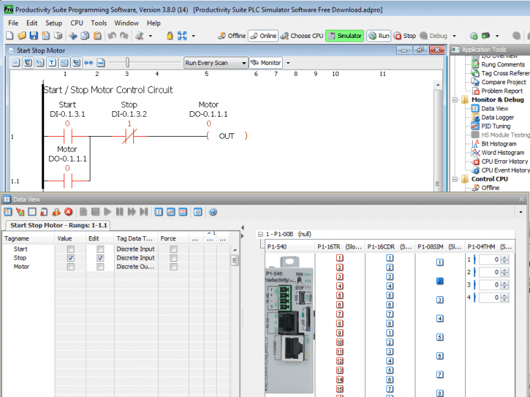 Productivity Suite PLC Simulator Software Free Download | ACC Automation