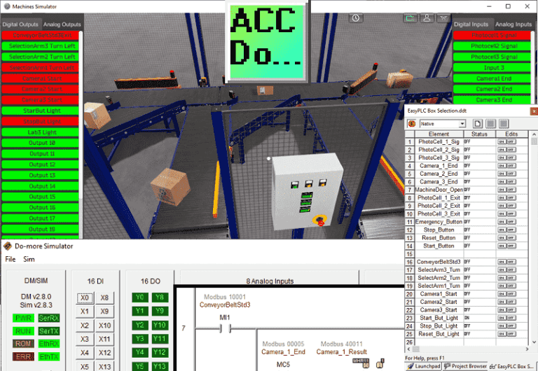 Do-More PLC – EasyPLC Box Selection Program | ACC Automation: PLC ...