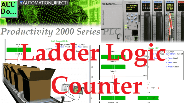 Productivity 2000 PLC Ladder Logic Counter | ACC Automation: PLC ...