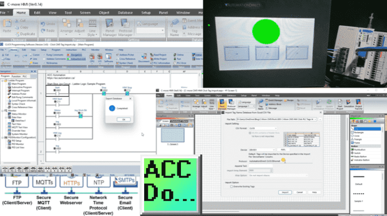 C-More CM5 HMI Click PLC Tags Import | ACC Automation: PLC & Industrial ...