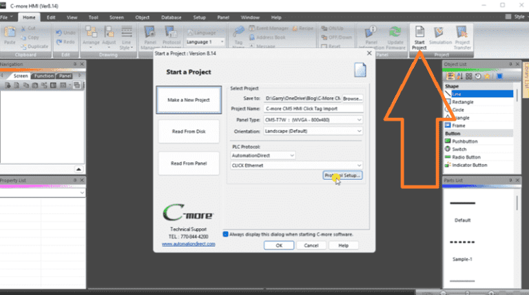 C More Cm5 Hmi Click Plc Tags Import Acc Automation Plc And Industrial Control Learning