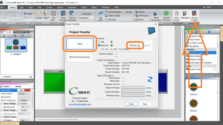 C-More CM5 HMI Click PLC Tags Import | ACC Automation: PLC & Industrial ...