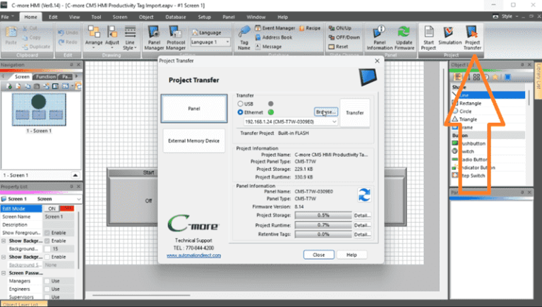 C-More CM5 Import Tags from a Productivity PLC | ACC Automation: PLC ...