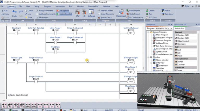 Easy Steps to Program a Click PLC Sorting System | ACC Automation: PLC ...